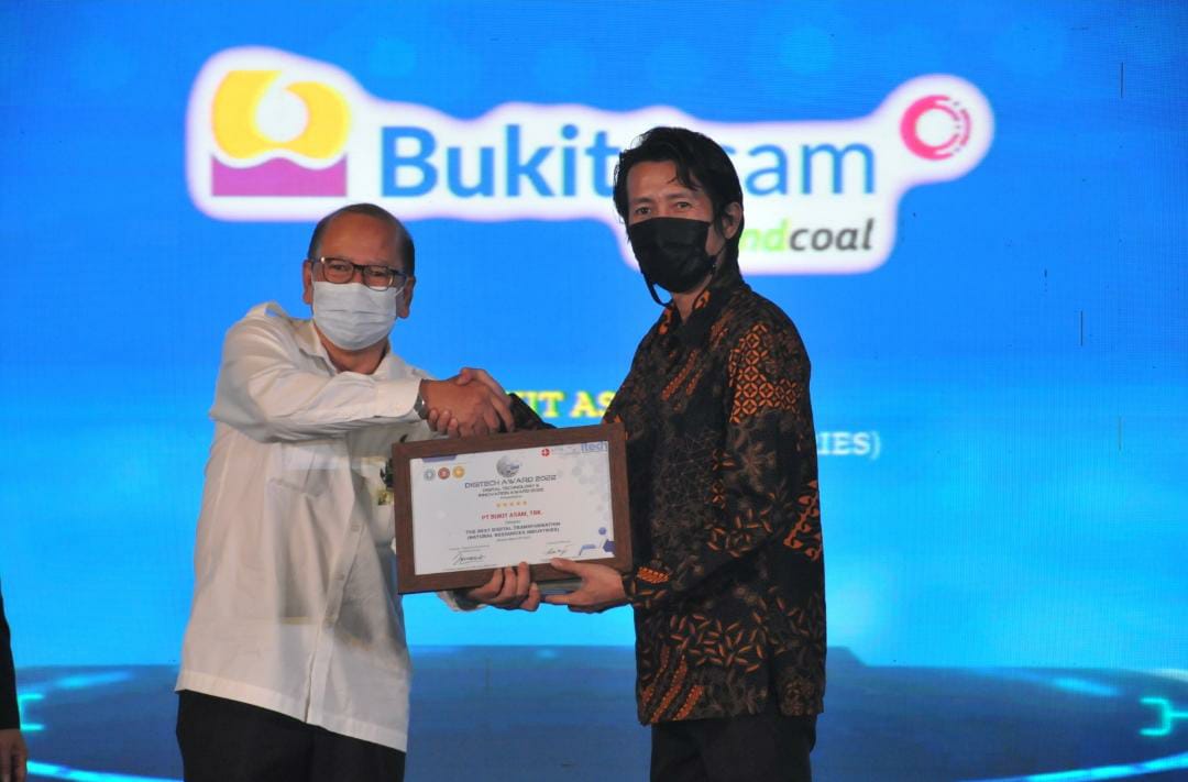 Bukit Asam Sabet Tiga Penghargaan Dalam Digitech Award 2022 – JURNAL86.COM