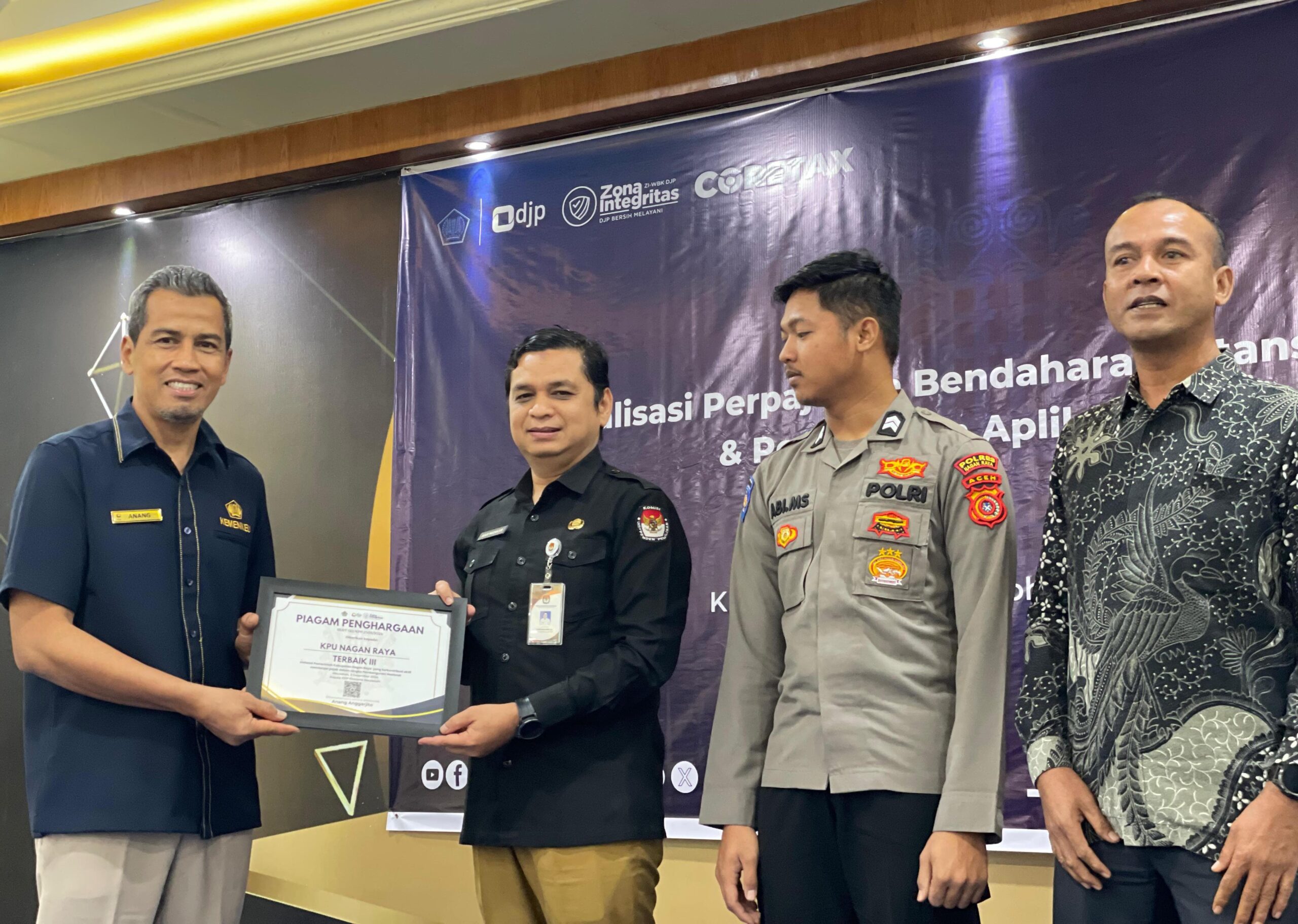 KIP Nagan Raya Raih Penghargaan dari Kantor Pajak Pratama Meulaboh ...